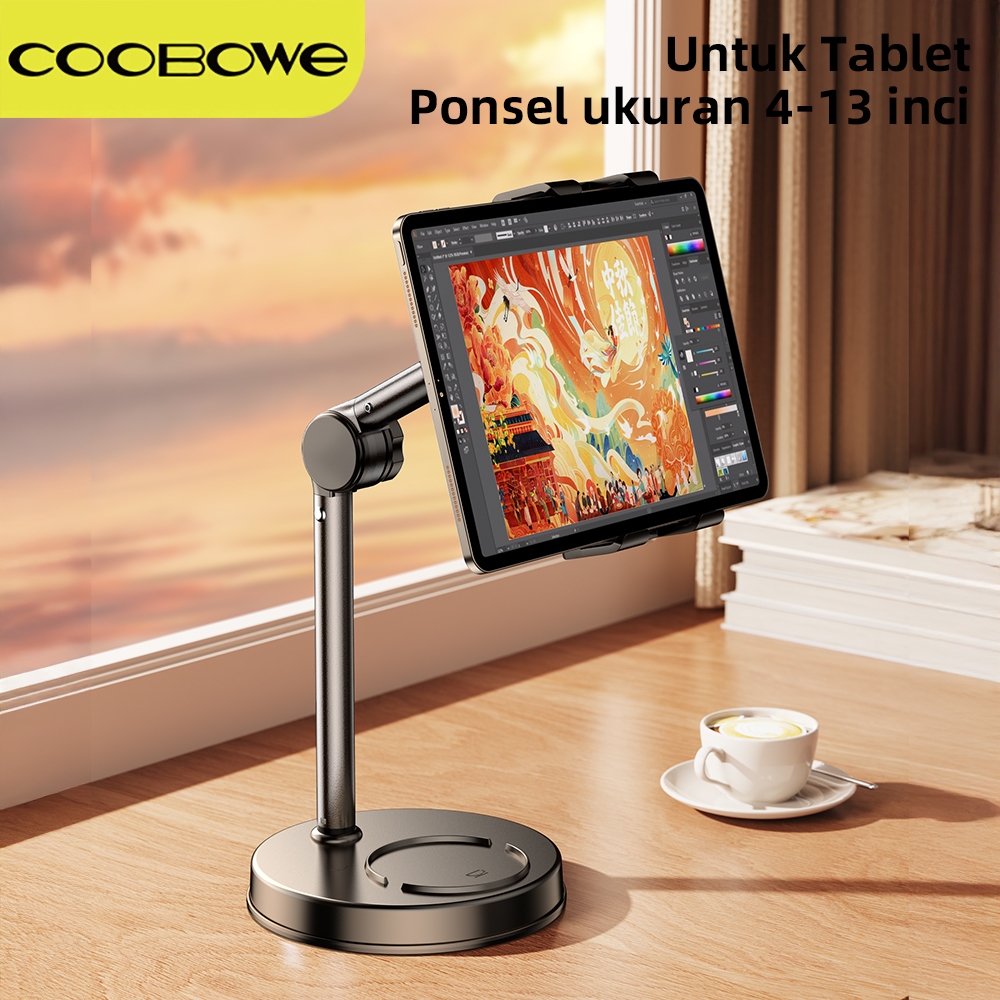Jual COOBOWE Stand Holder hp Tripod Phone Stand Dudukan Hp di meja ...