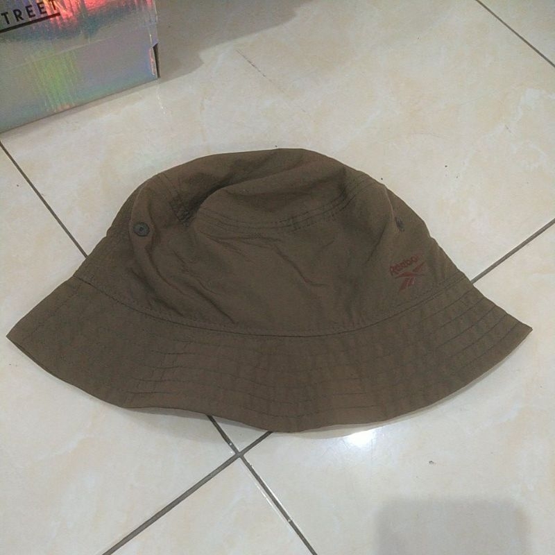 Jual Topi R Ree CL FO Bucket Hat Brown Polyester | Shopee Indonesia