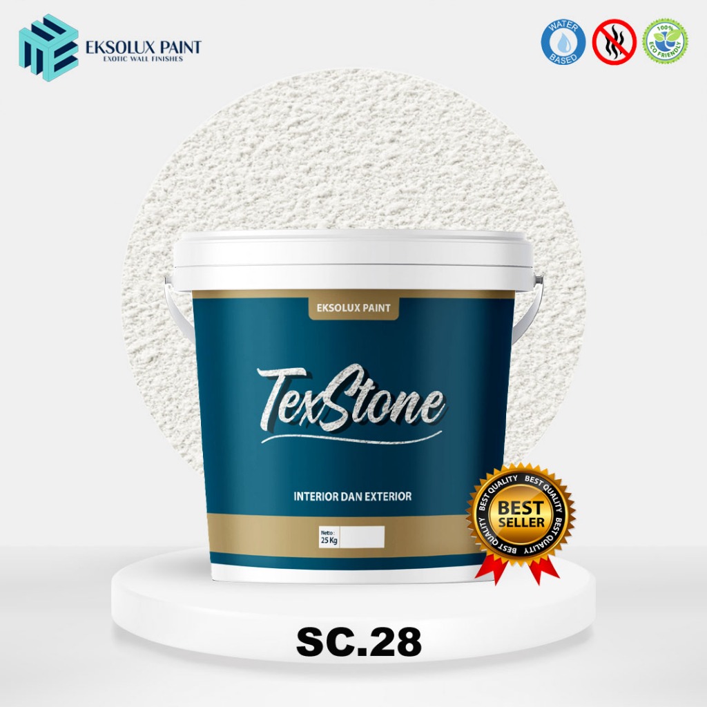 Jual Cat Tembok Texture Pasir Kamprot Ukuran 25 Kg Pail INTERIOR ...
