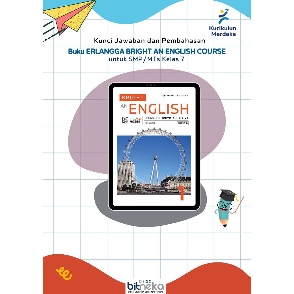 Jual Kunci Jawaban Buku Teks BRIGHT 1 AN ENGLISH COURSE SMP Kelas 7 Kurikulum Merdeka ERLANGGA ...