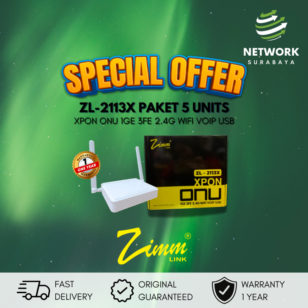 Jual ZIMMLINK XPON ONU ZL-2113X Support ONT EPON & GPON 1GE 3FE 2,4G ...