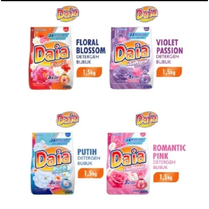 Jual Daia Detergent Bubuk 1,5kg | Shopee Indonesia