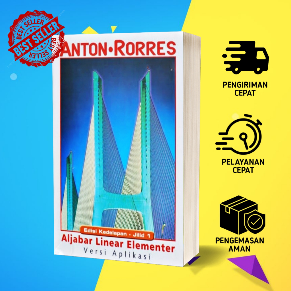 Jual Aljabar linear elementer jilid 1 ANTON RORRES | Shopee Indonesia