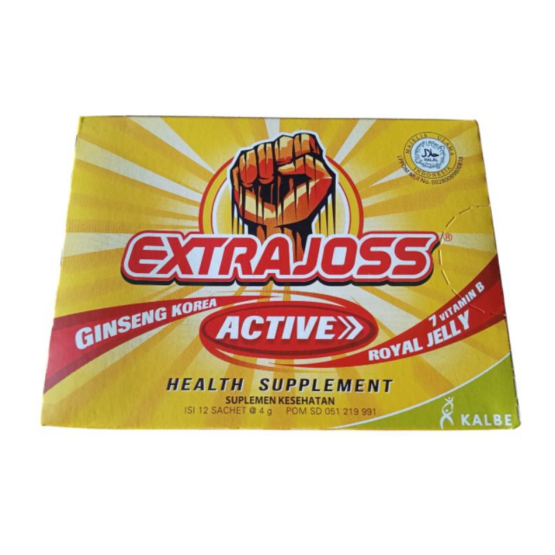 Jual Extra Joss Active 1 Kotak isi 12 Sachet | Shopee Indonesia