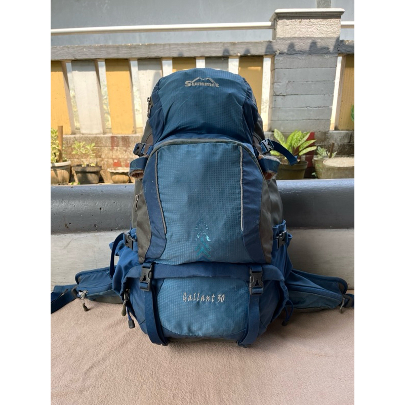 Jual ransel bag carrier / tas gunung 30-35 Liter biru pria dan wanita ...