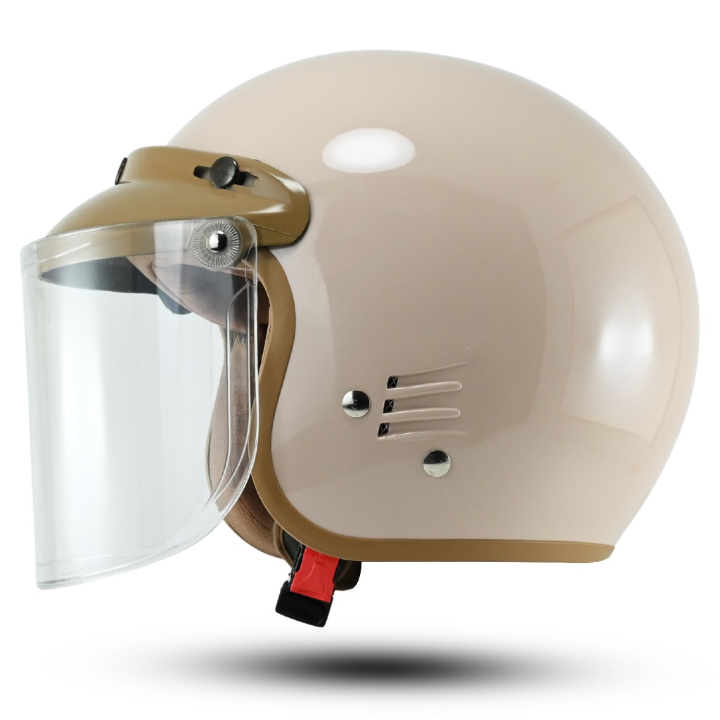 Jual Helm LUMINOS Bipplast Bogo Retro Cewek Hijab Friendly Half Face ...