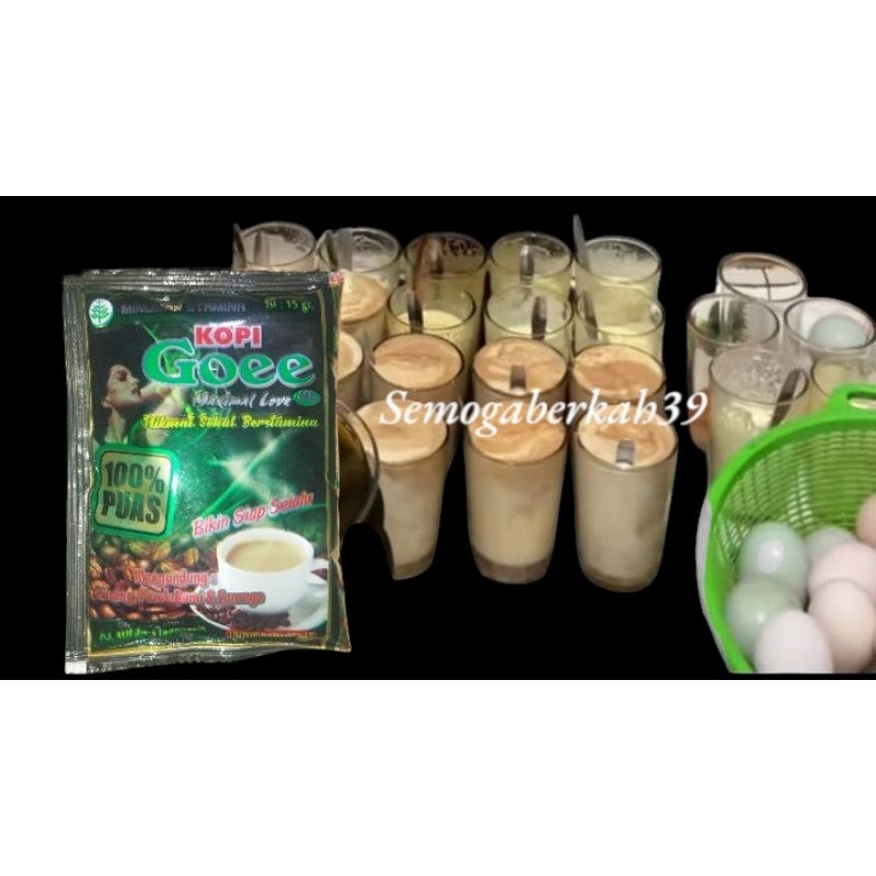 Jual Kopi Goee original 100% ecer per sachetan | Shopee Indonesia