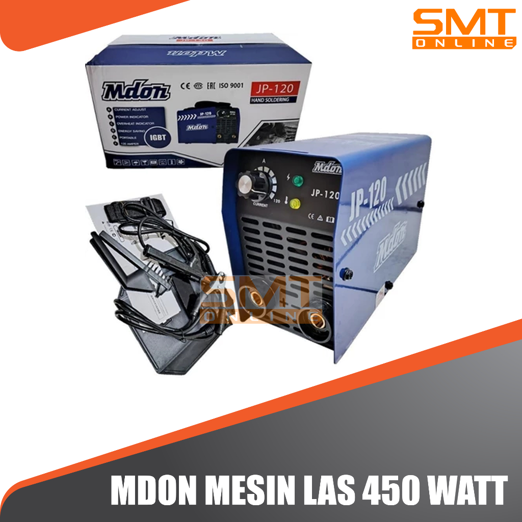 Jual Mesin Las Listrik MDON JP120 JP120S 120A 450watt / Mesin Inverter ...