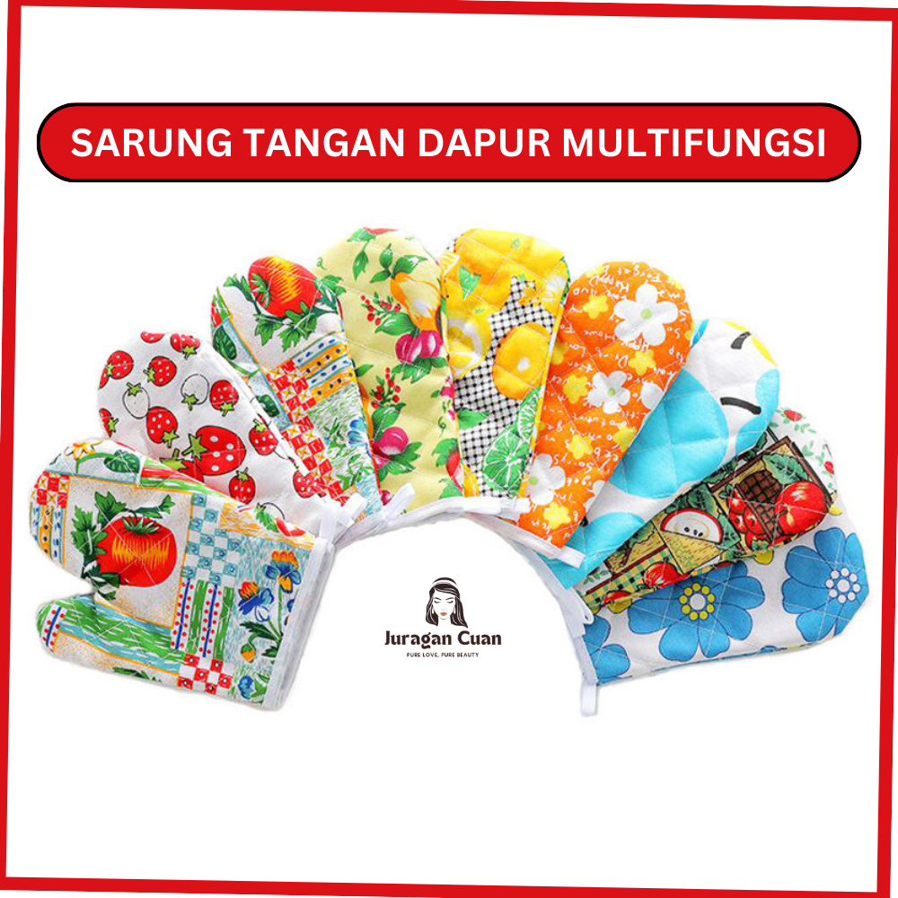 Jual SARUNG TANGAN DAPUR ANTI PANAS MULTIFUNGSI / SARUNG LAP OVEN ...