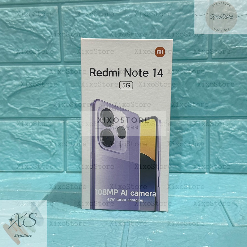 Jual DUS / KOTAK REDMI NOTE 14 5G FREE STIKER DAN FULL AKSESORIS ...