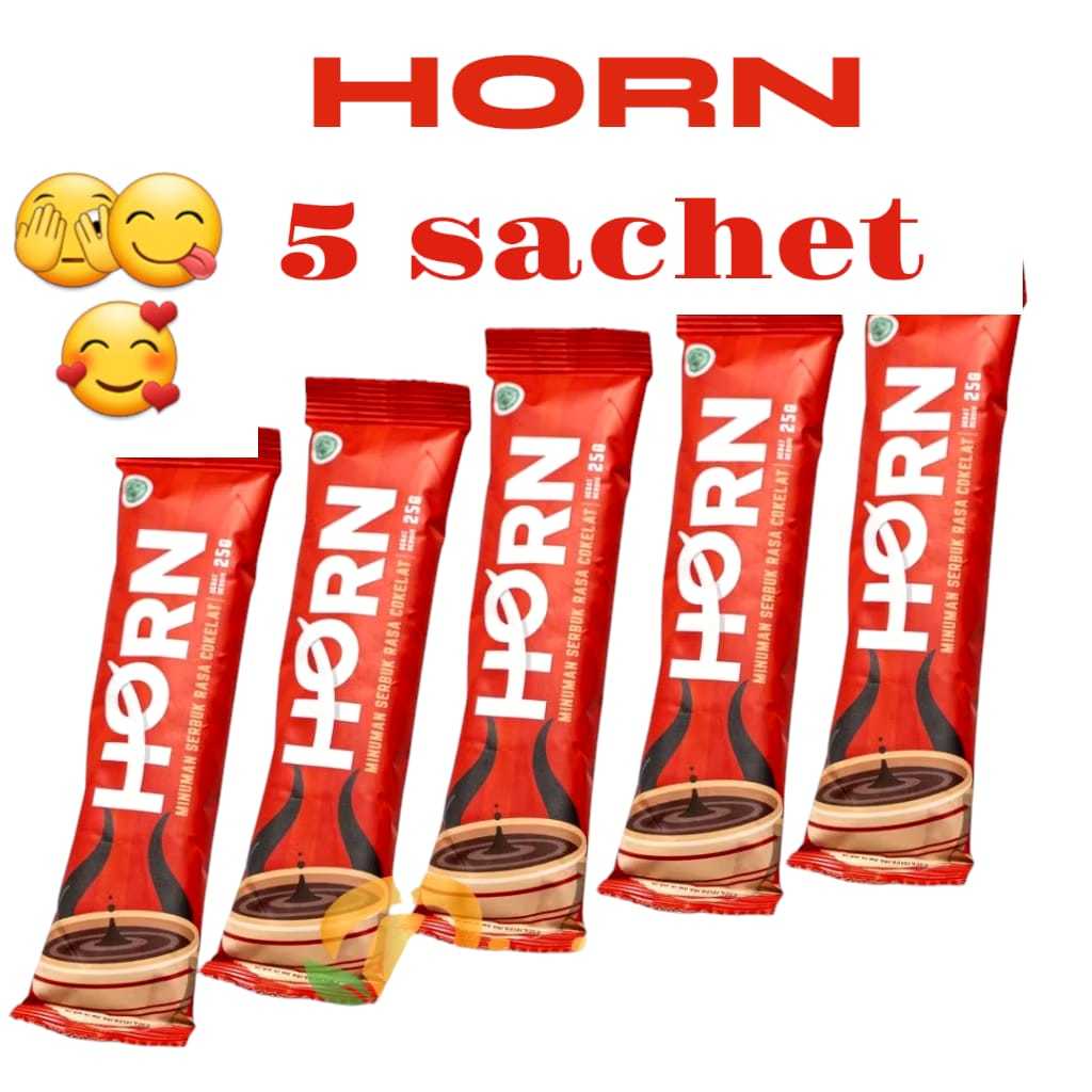 Jual HORN by dr Boyke Minuman Coklat 1 Box isi 5 sachet | Shopee Indonesia