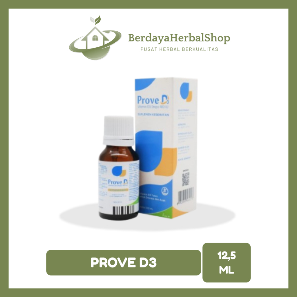 Jual Prove D3 Drop - Vitamin D3 400 IU Tetes 12.5 mL Untuk Dewasa Dan ...