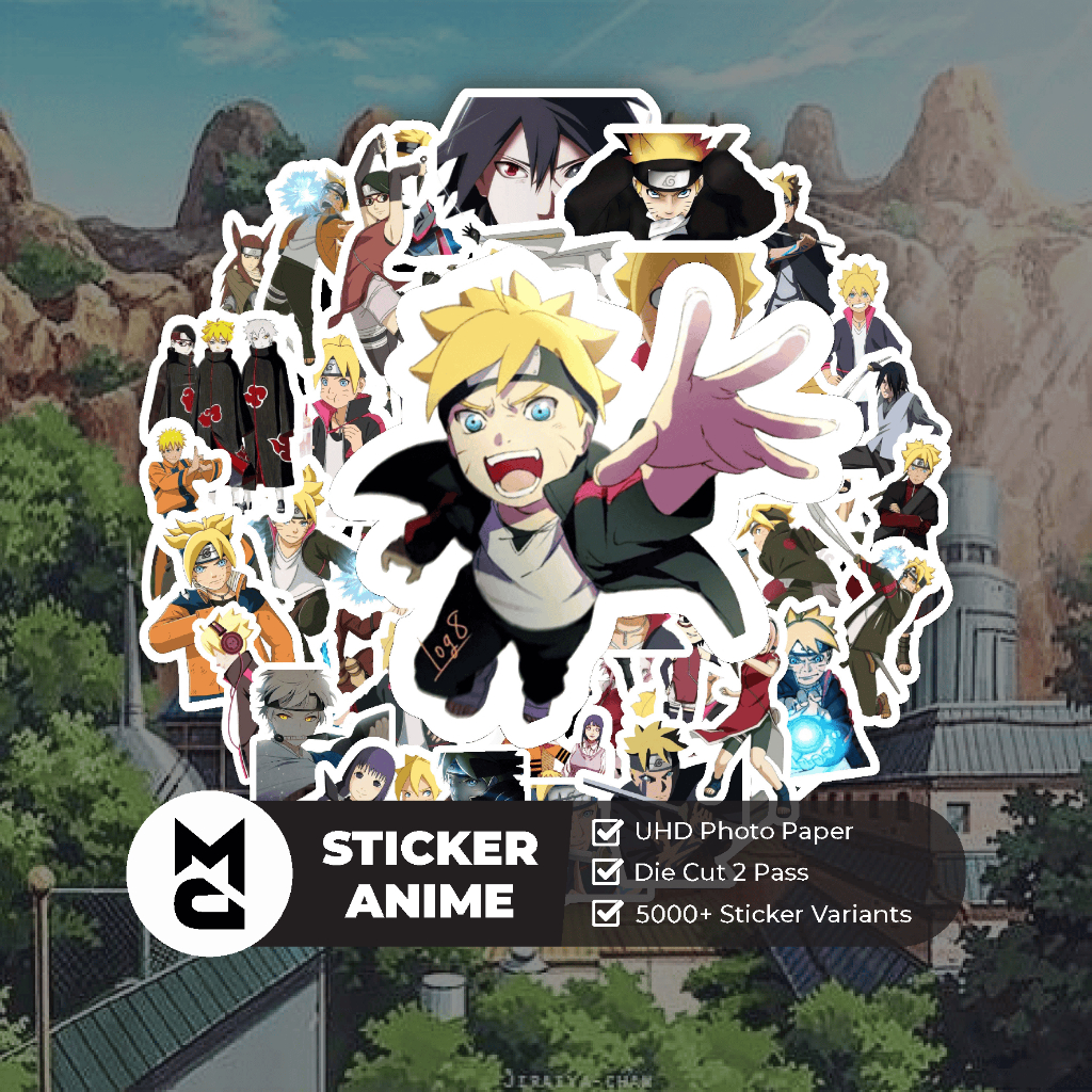 Jual Sticker Anime Boruto Part #2 Sticker Aesthetic Lucu Sticker Helm ...