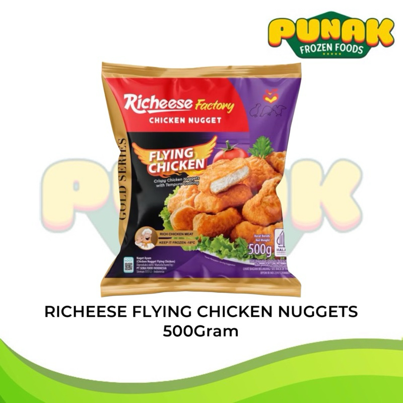 Jual RICHEESE FLYING CHICKEN NUGGET NAGET AYAM 500Gram | Shopee Indonesia