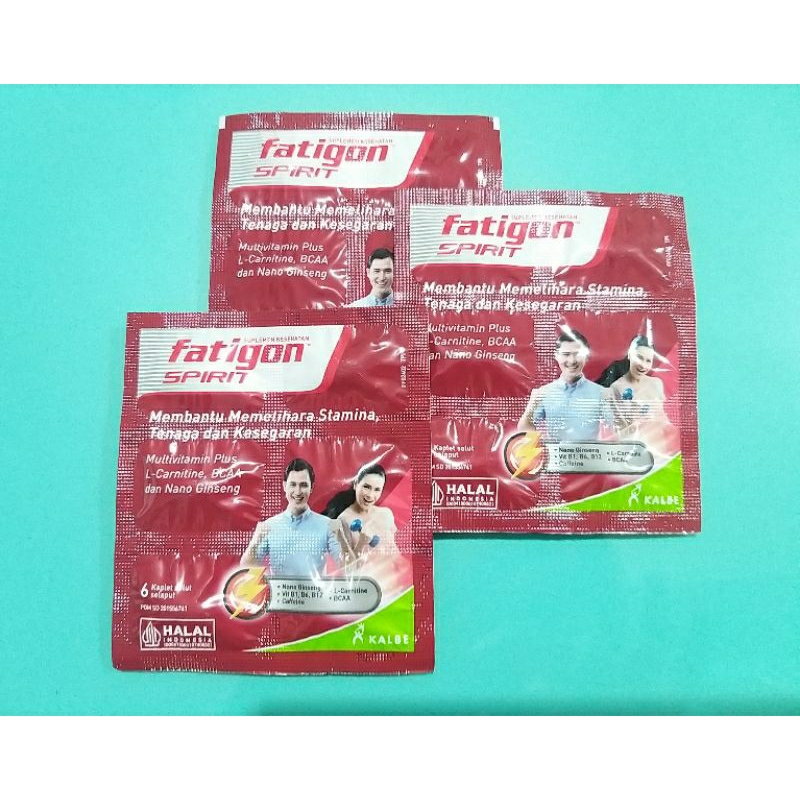 Jual FATIGON SPIRIT 1 STRIP ISI 6 KAPLET | VITAMIN | Shopee Indonesia