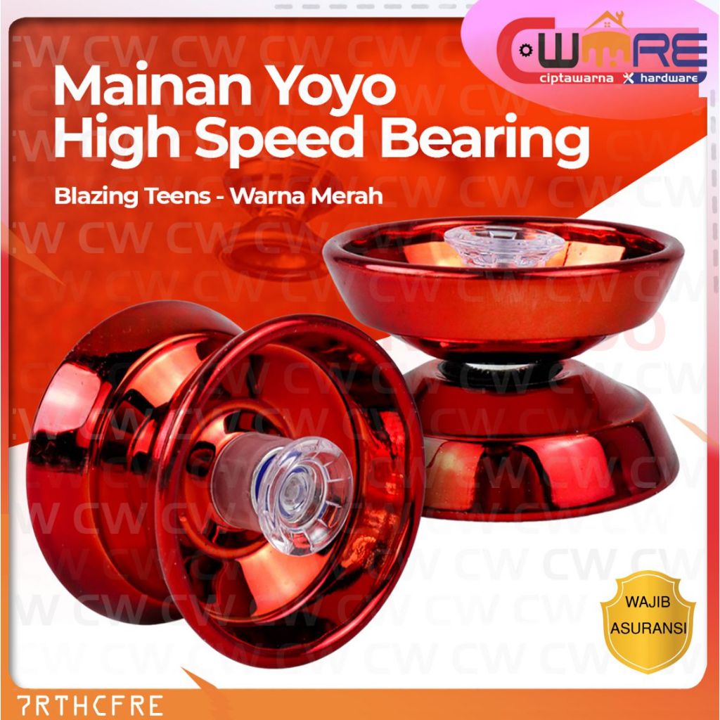 Jual Mainan Yoyo Tali Spin High Speed Bearing Blazing Teens - BDB CW2H ...