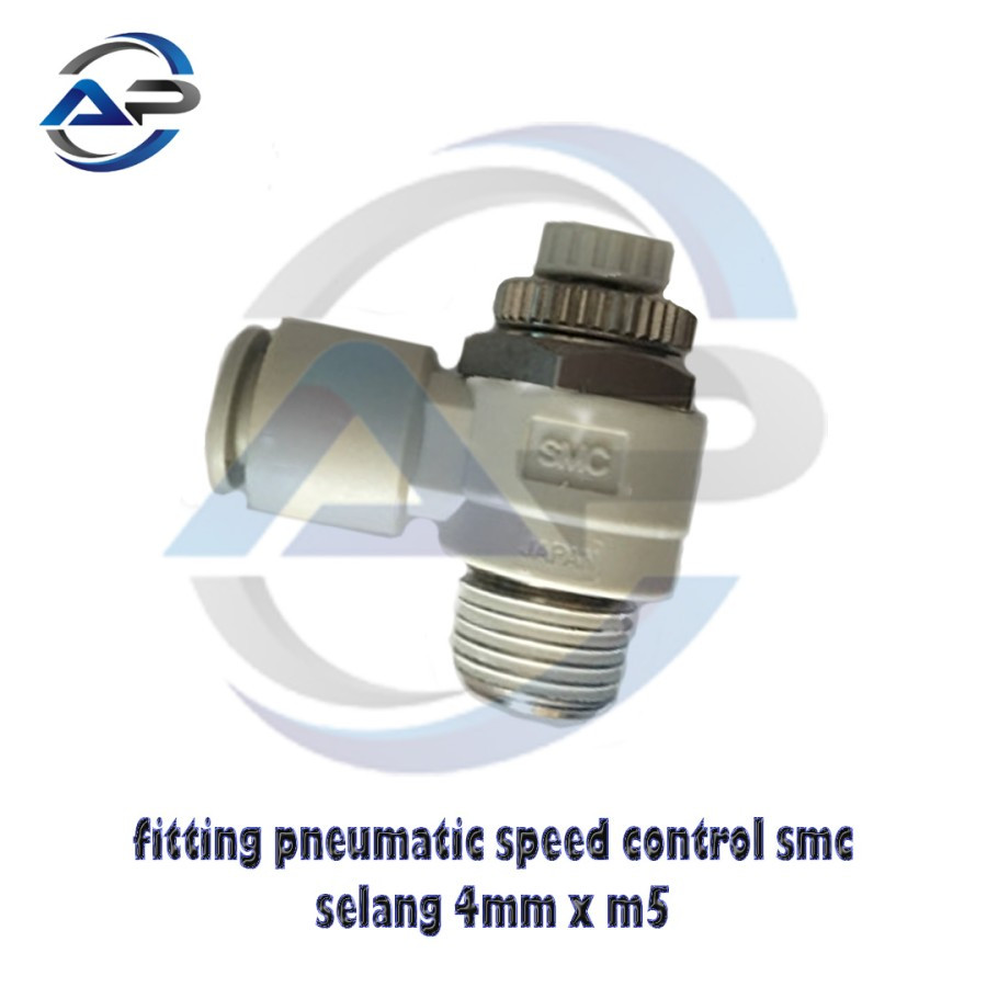Jual fitting pneumatic speed control smc selang 4mm x m5 | Shopee Indonesia