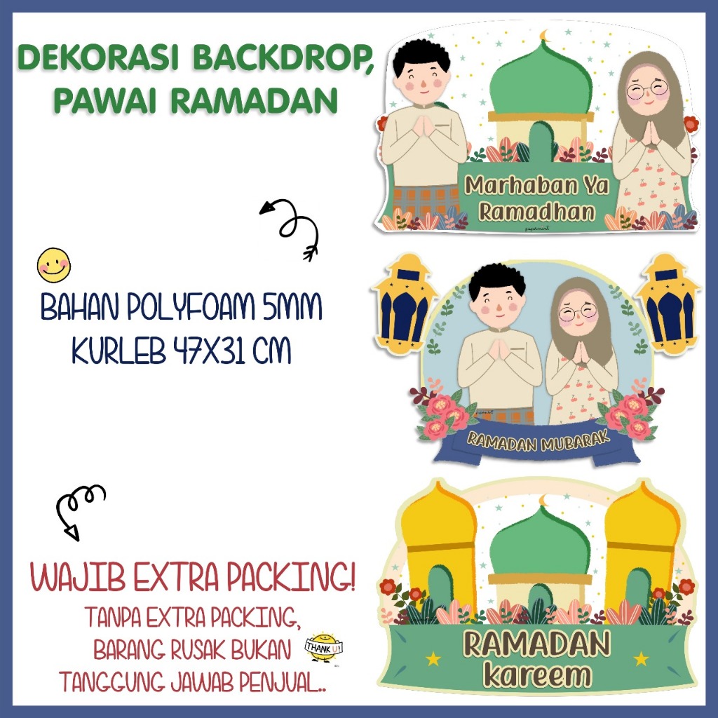 Jual DEKORASI BACKDROP, PAWAI RAMADAN POLIFOAM | Shopee Indonesia