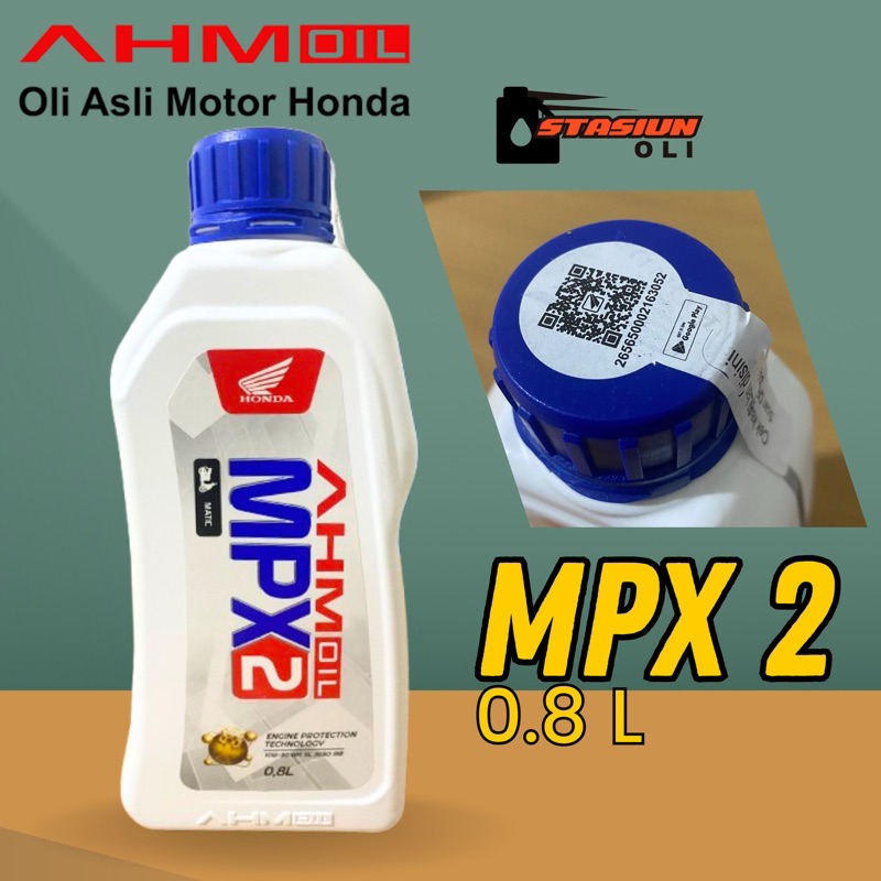 Jual [02]OLI MPX 2 BARCODE 0,8 liter ahm oil | Shopee Indonesia