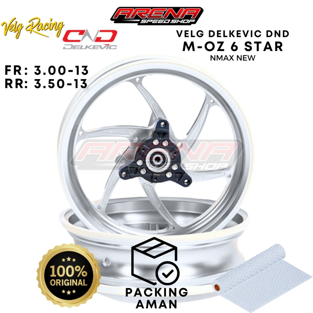 Jual DND Delkevic MO-Z 6 Star Nmax New 300x13 & 350x13 - Velg Racing ...