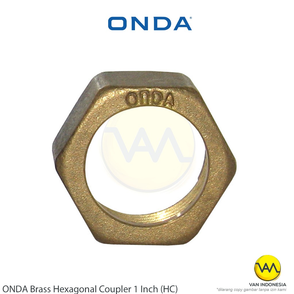 Jual ONDA Brass Hexagonal Coupler 1 inch | Shopee Indonesia