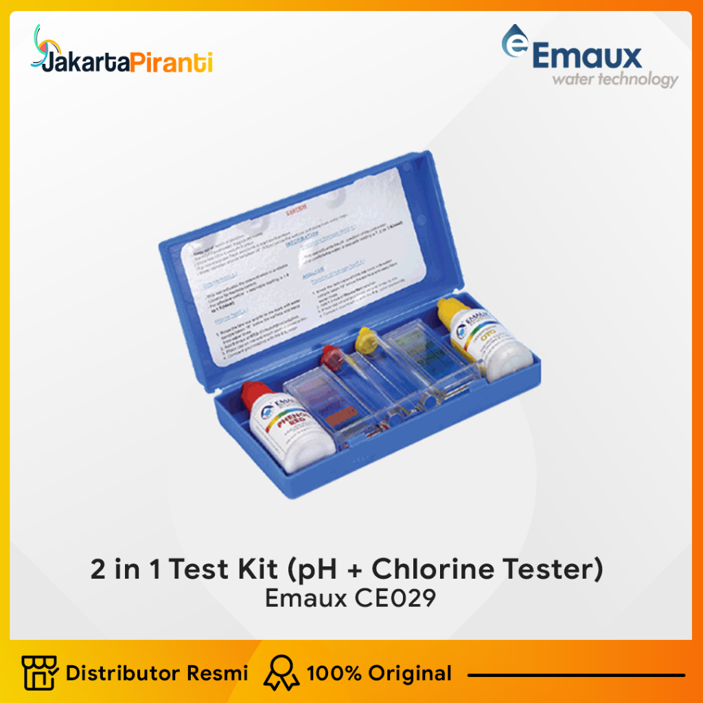 Jual Alat Test Kit pH dan Cl Kolam Renang pH and Chlorine Emaux CE029 ...