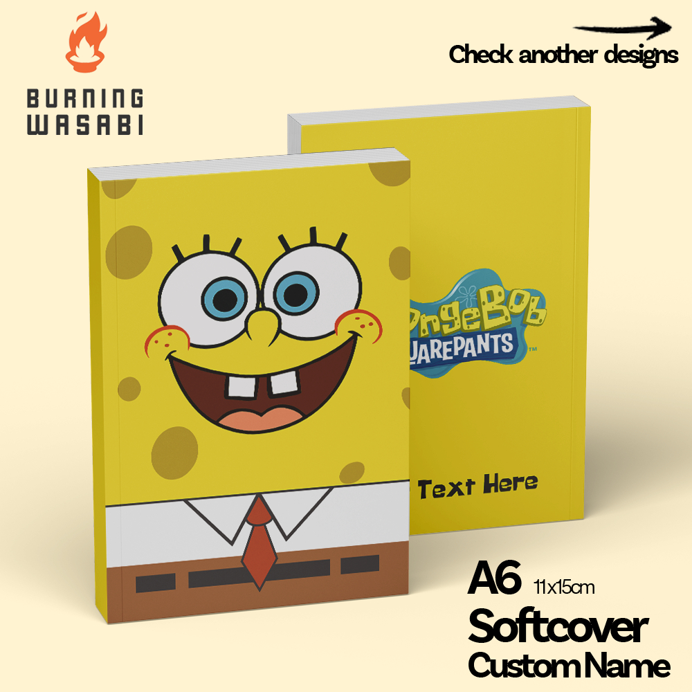 Jual Buku Saku Pocket Notebook Spongebob Squarepants Softcover Custom ...