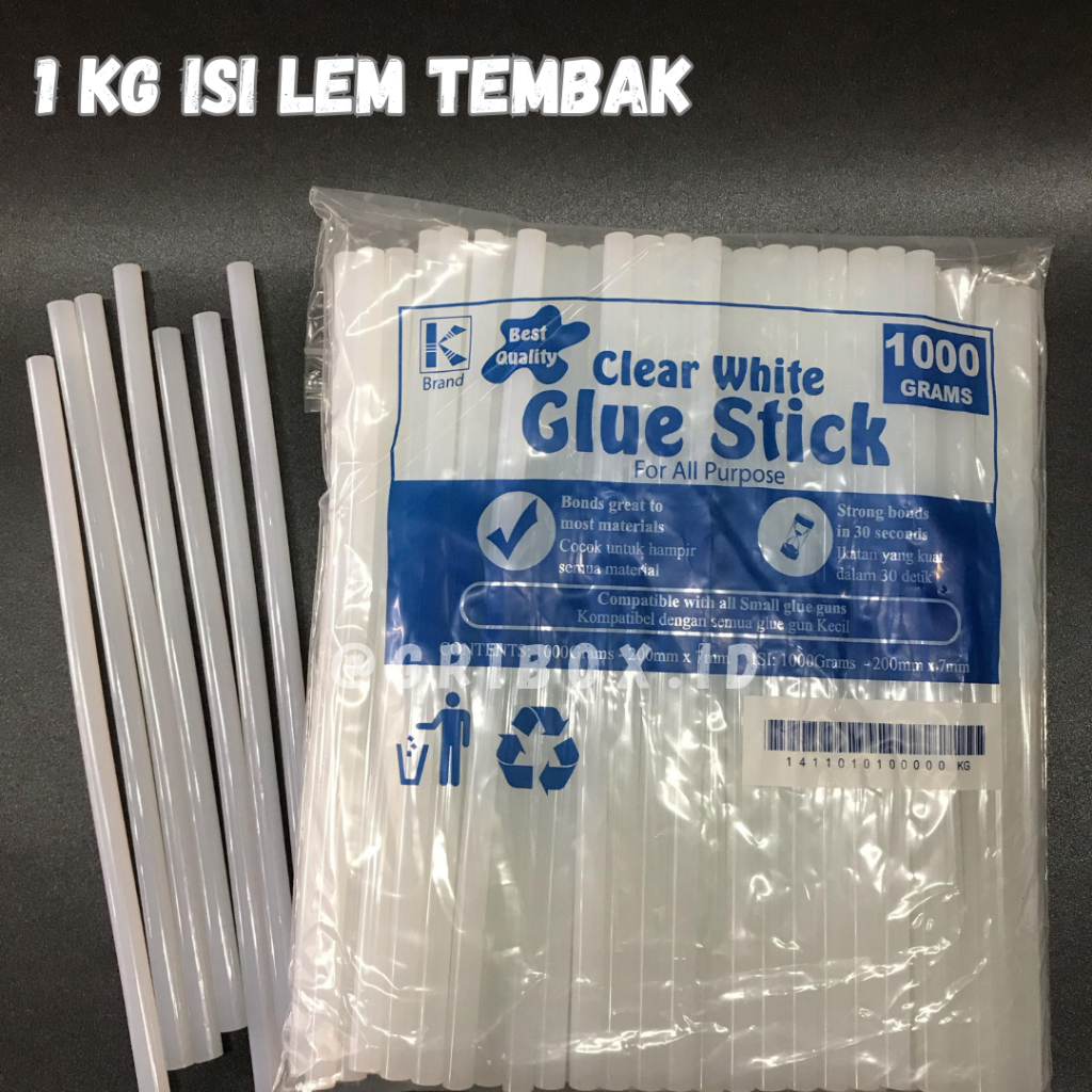 Jual 1 pack Refill isi lem tembak Glue Gun isian Kecil isi lem tembak ...