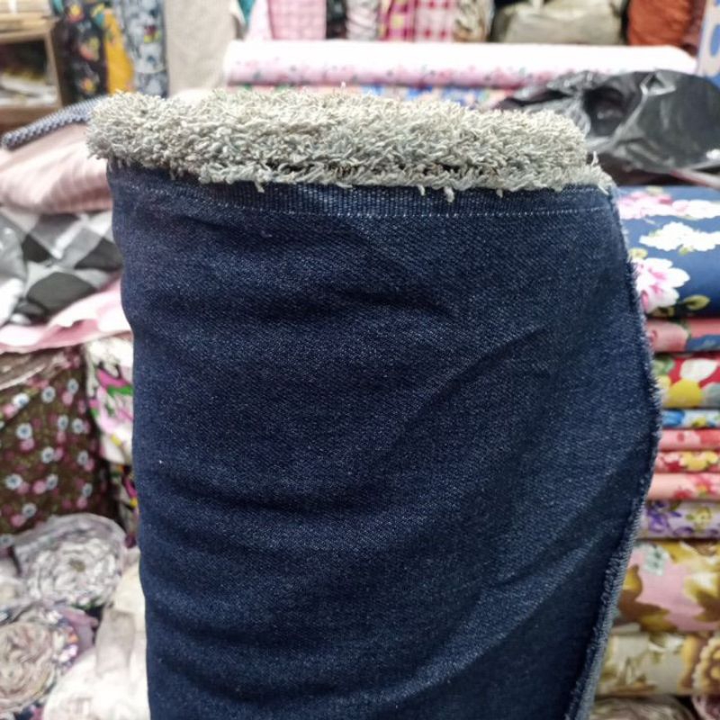 Jual KAIN JEANS SUEDING 10 OZ - KAIN DENIM SUEDING - KAIN JEANS WASH 10 ...