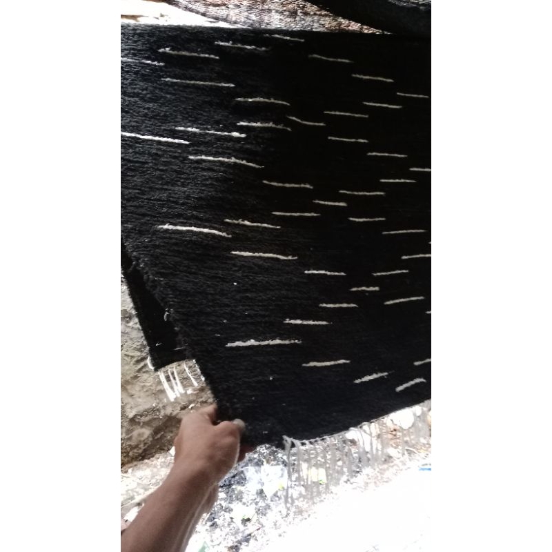 Jual new wajik hitam karpet aesthetic bawah meja atbm tradisional ...