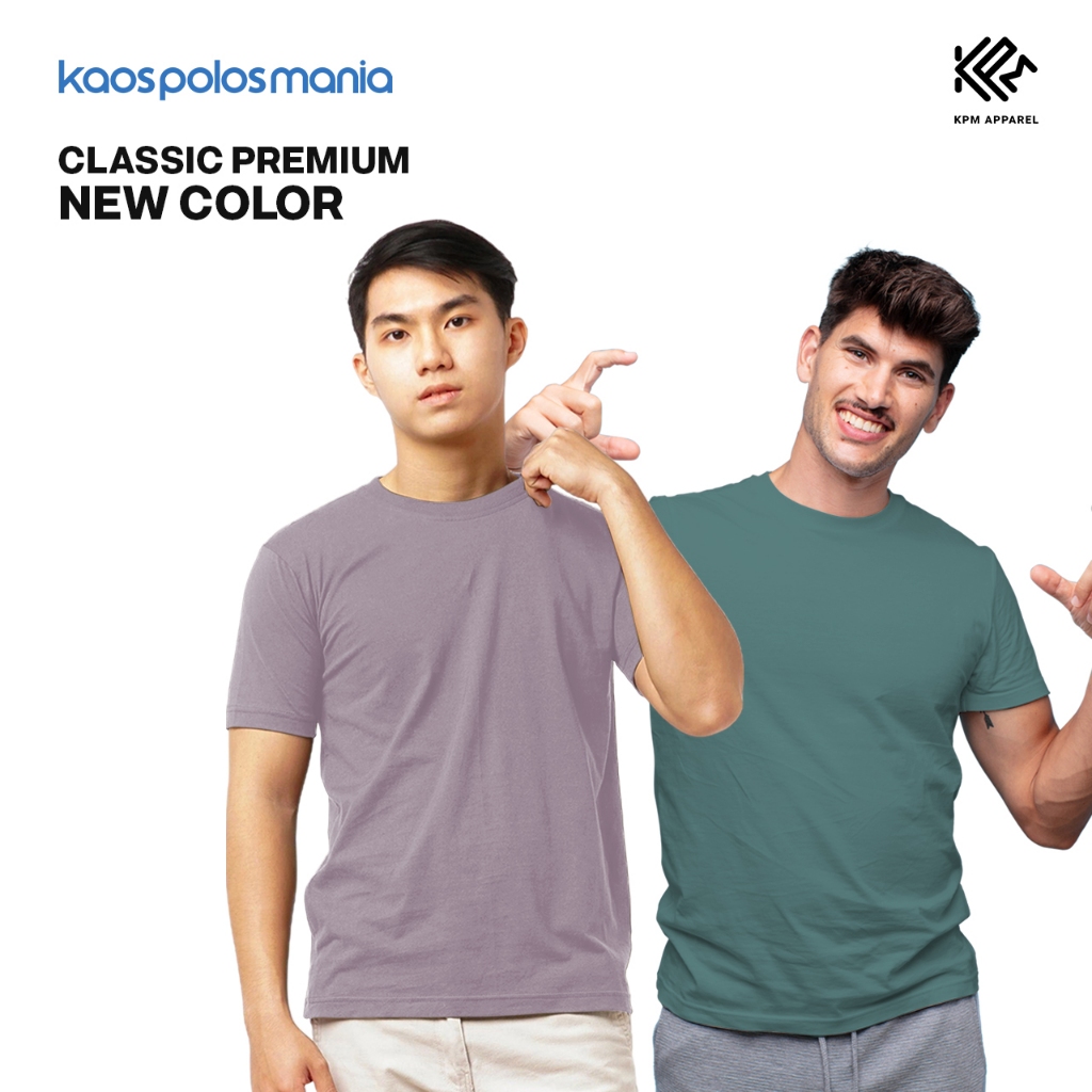 Jual New Color Classic Premium Cotton Combed 20s Full Cotton Tebal ...