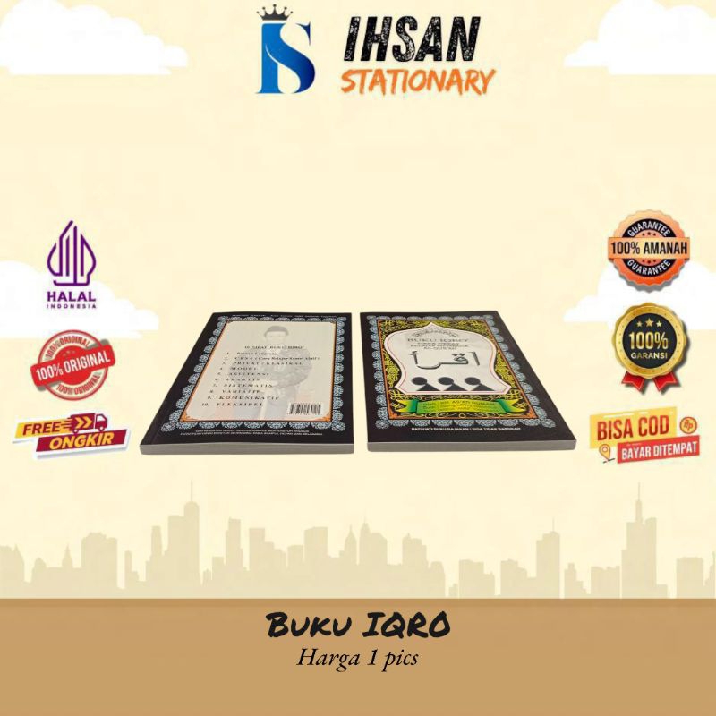 Jual Buku IQRO/AL-QUAAN (1 pics) | Shopee Indonesia