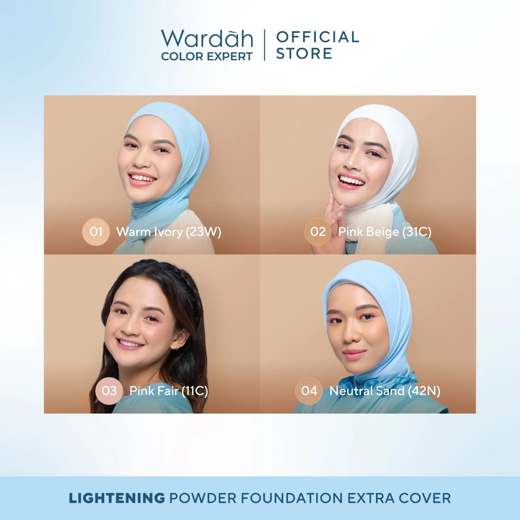 Jual WARDAH Refill Lightening Powder Foundation Extra | Shopee Indonesia