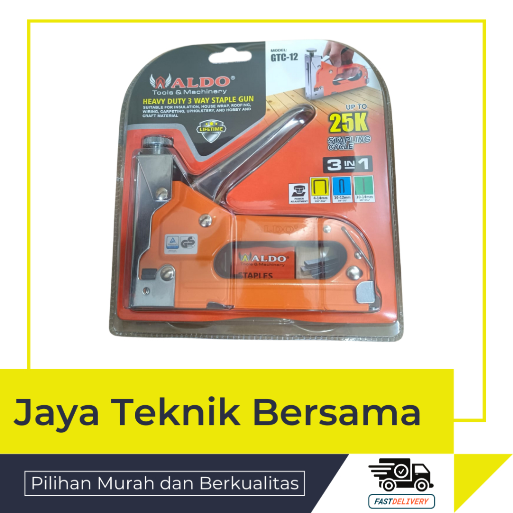 Jual Stapler Tembak / Guntacker / GTC-12 heavy duty 3 way STAPLER GUN ...