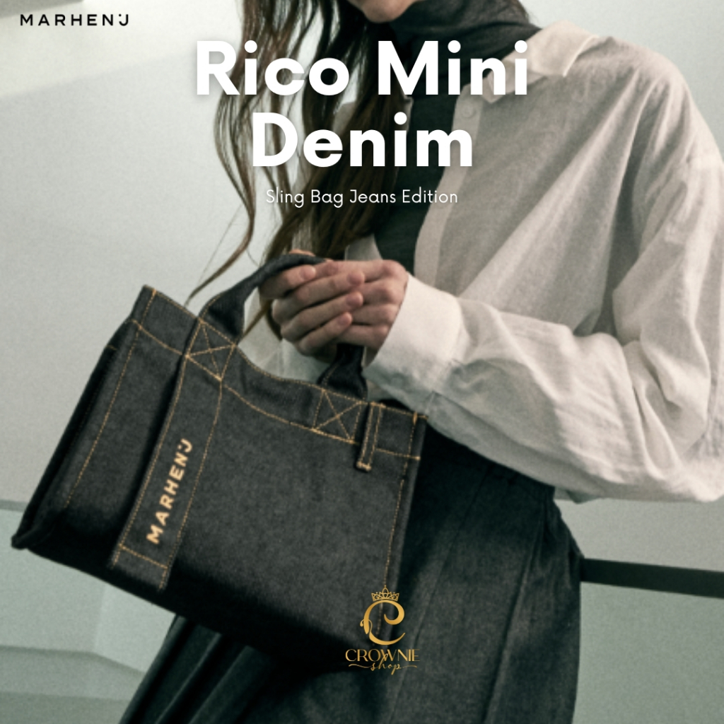 Jual Marhen J original Rico Mini Denim | Shopee Indonesia