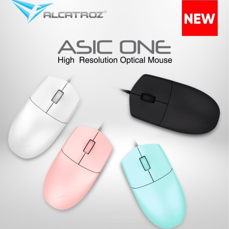 Jual Mouse Kabel Alcatroz Asic ONE Wired USB Mouse 1600 CPI | Optical ...