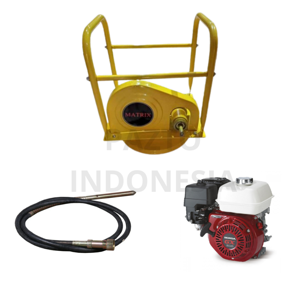 Jual Mesin Concrete Vibrator + HONDA GX 200 + Selang Cor Beton | Shopee Indonesia