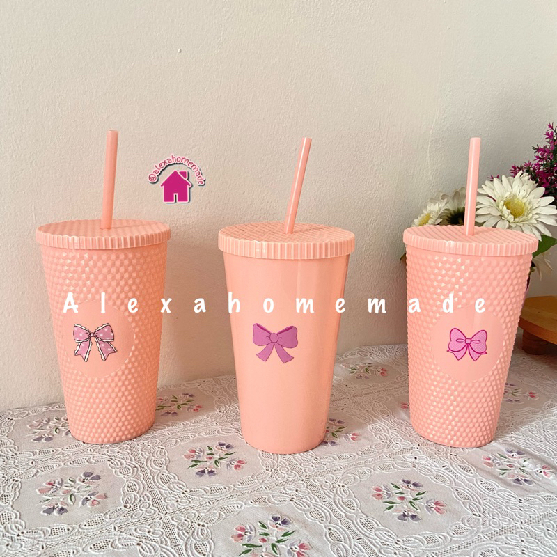 Jual TUMBLER PLASTIK DOTTIE - botol minum/tumblr lucu/botol tumblr ...