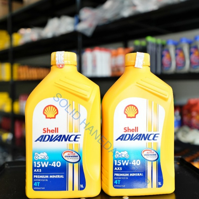 Jual Shell Advance Oil / Oli Motor AX5 15W - 40 4T 1L | Shopee Indonesia
