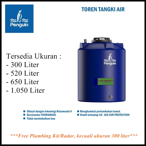 Jual Tangki Air Penguin TB-32 300 Liter | Shopee Indonesia