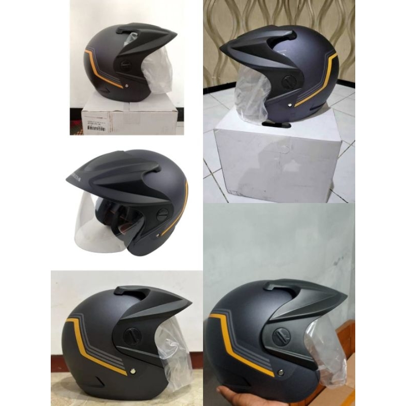 Jual Helm Honda Original AHM Blue V2 | Shopee Indonesia