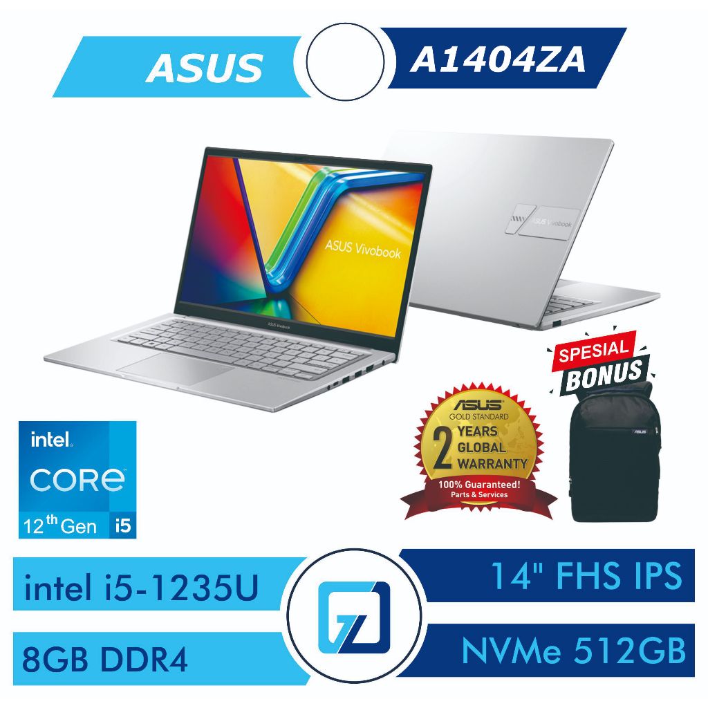 Jual Asus Vivobook A1404ZA Core i5 RAM 8GB SSD 512GB 14" FHD IPS WIN11 ...