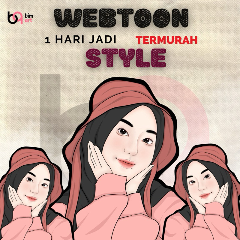 Jual Webtoon Style HD || (SOFT FILE) Ilustrasi MURAH keren || gambar ...