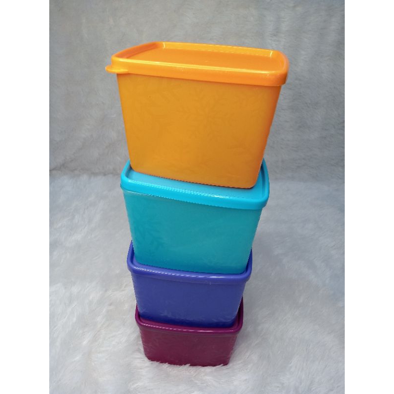 Jual Tupperware medium Square rounds 800ml (per pc) | Shopee Indonesia