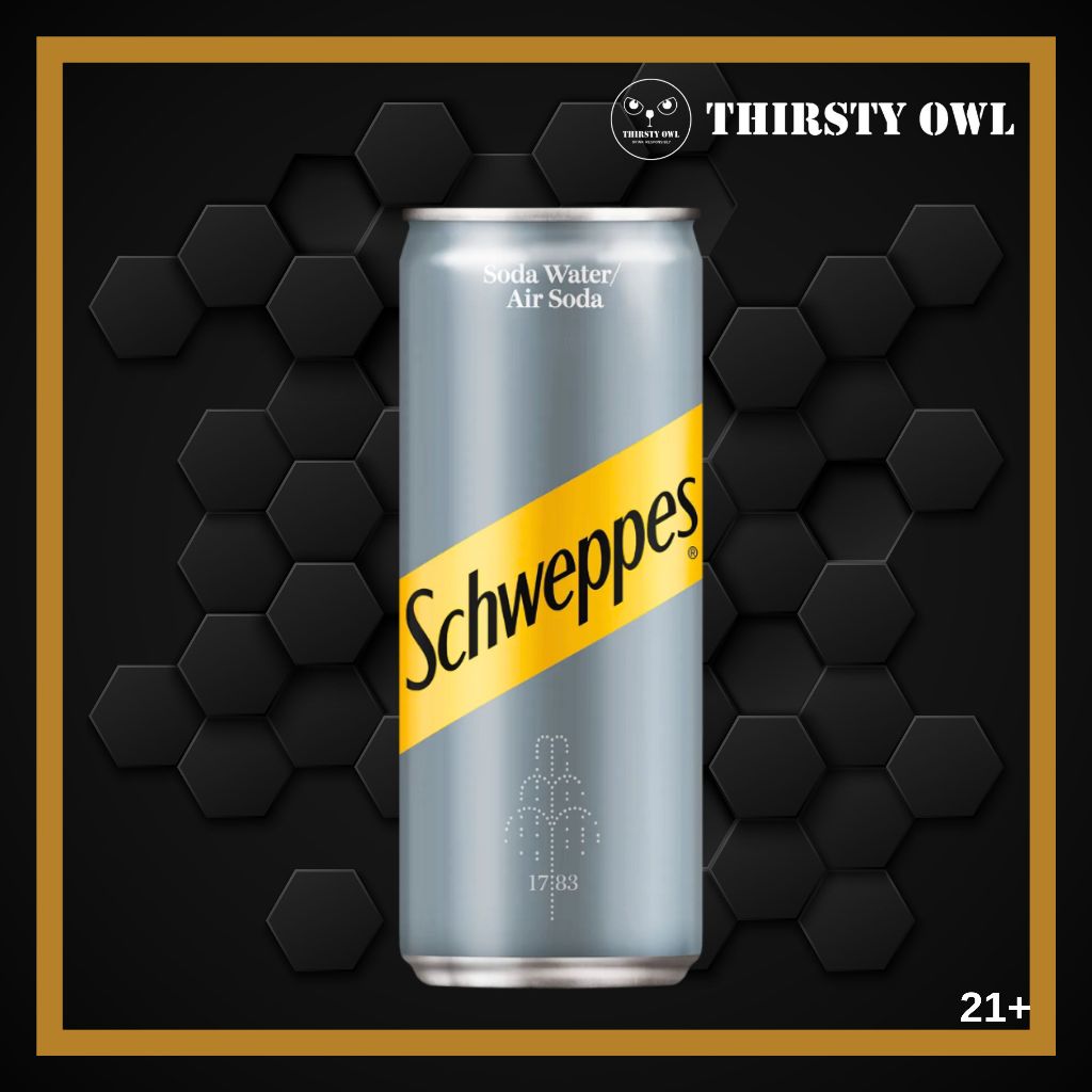 Jual Schweppes Sparkling Soda Water Can 250ml | Shopee Indonesia