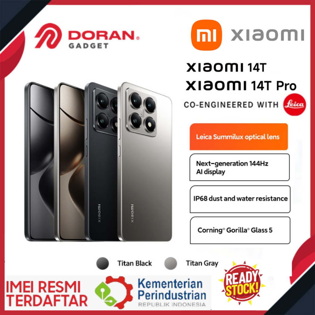 Jual Xiaomi Mi 14T 5G | Xiaomi Mi 14T Pro 5G (12/512GB) 50MP Kamera ...