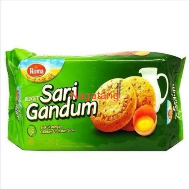 Jual ROMA SARI GANDUM ORIGINAL FAMILY PACK 240GR | Shopee Indonesia