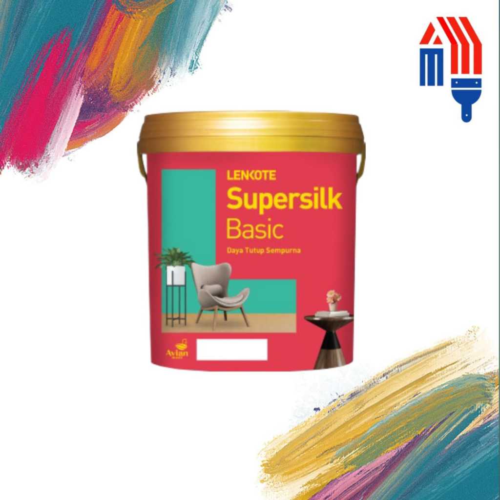 Jual CAT TEMBOK LENKOTE SUPERSILK BASIC CAT ANTI BELANG 2,5 LTR ...