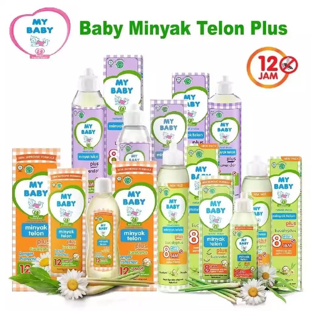 Jual MY BABY MINYAK TELON PLUS EUCALYPTUS / LAVENDER / Minyak Telon ...