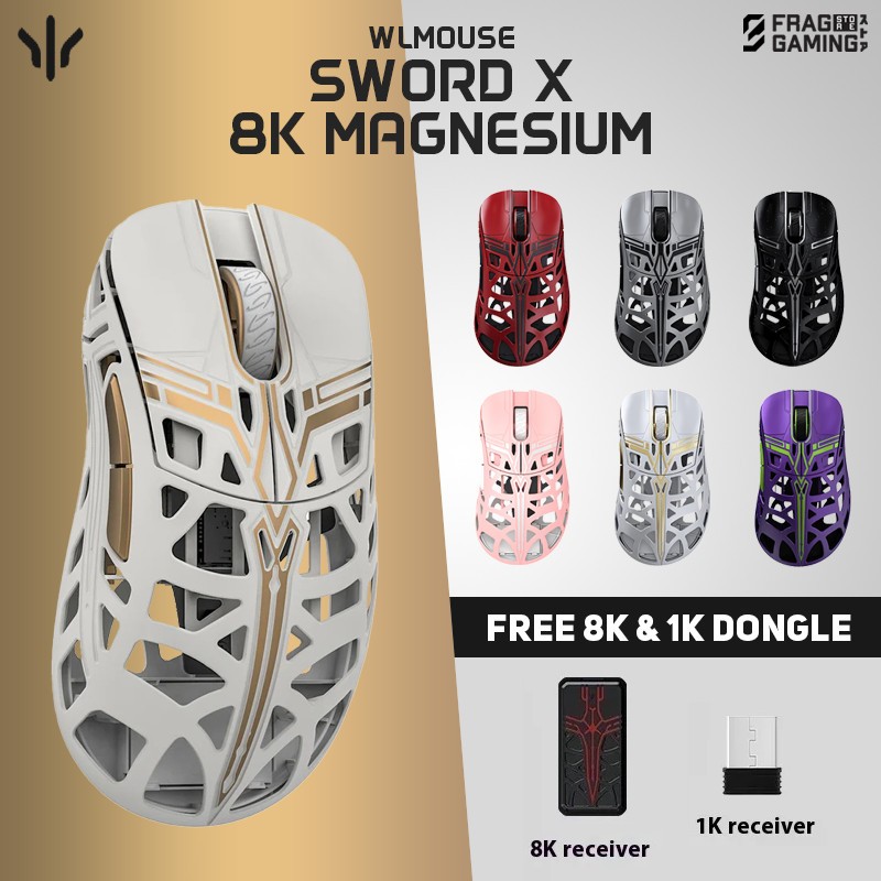 Jual WLmouse Sword X Magnesium 8K Wl mouse swordx Wlmousesword Ultra ...